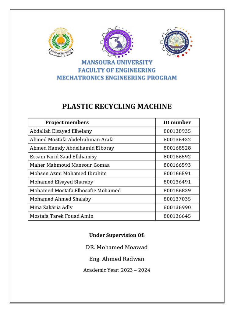 Project 3plastic Recycle Machne FINAL | PDF | Arduino | Computing