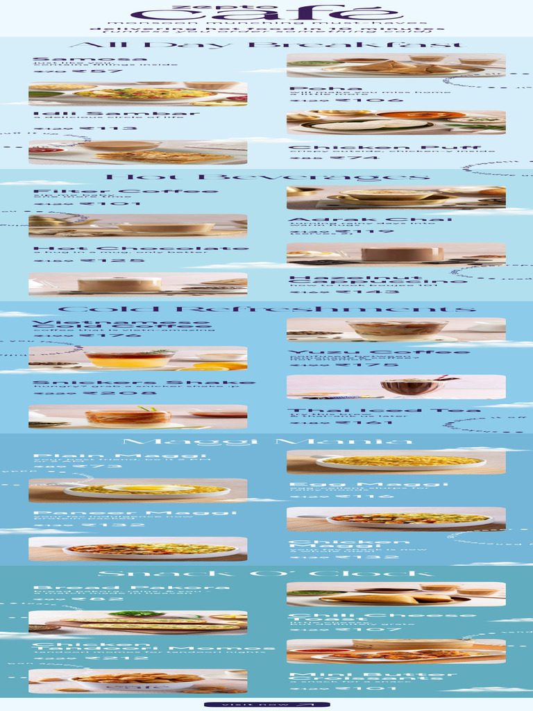 Monsoon Cafe WA Menu | PDF