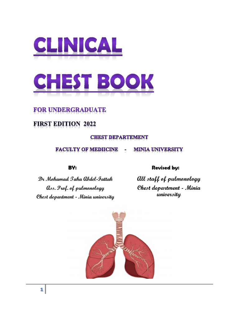 Clinical Chest Book | PDF | Cough | Respiratory Diseases