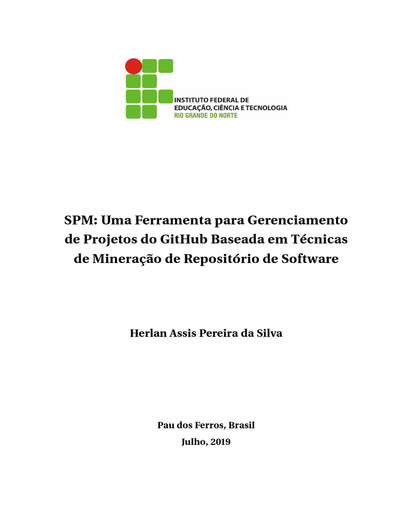Ferramenta SPM para Gerenciamento GitHub | PDF | Engenharia de Software | Desenvolvimento ágil ...