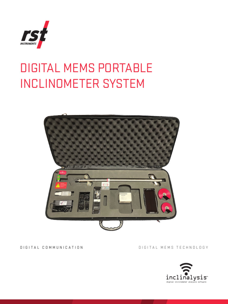 RST Digital MEMS Inclinometer System | PDF | Mobile App | Data