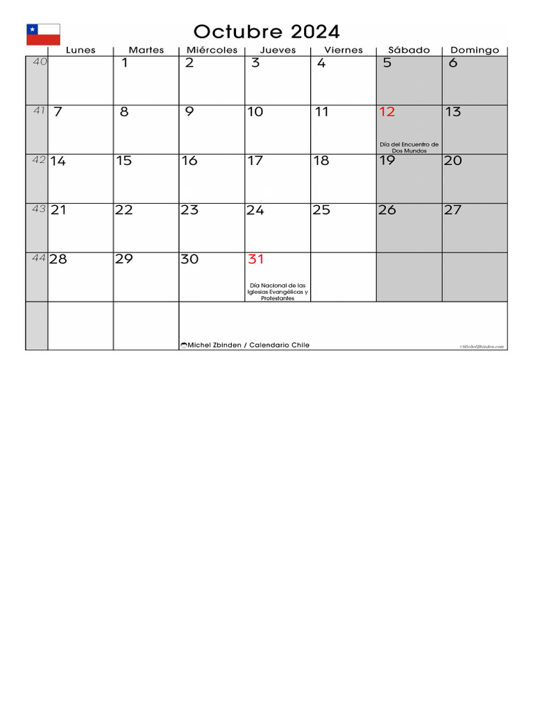 Calendario Michel Zbinden | PDF
