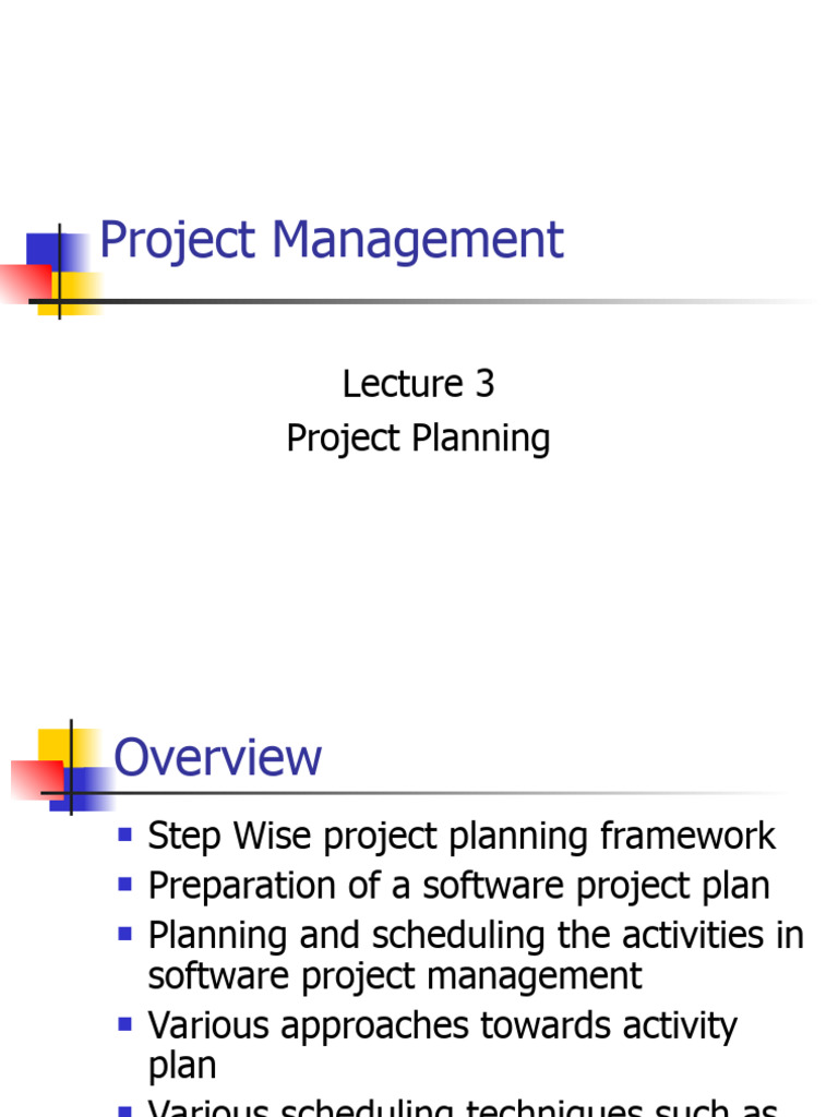 Chapter 2 - Project Planning | PDF | Project Management | Computing