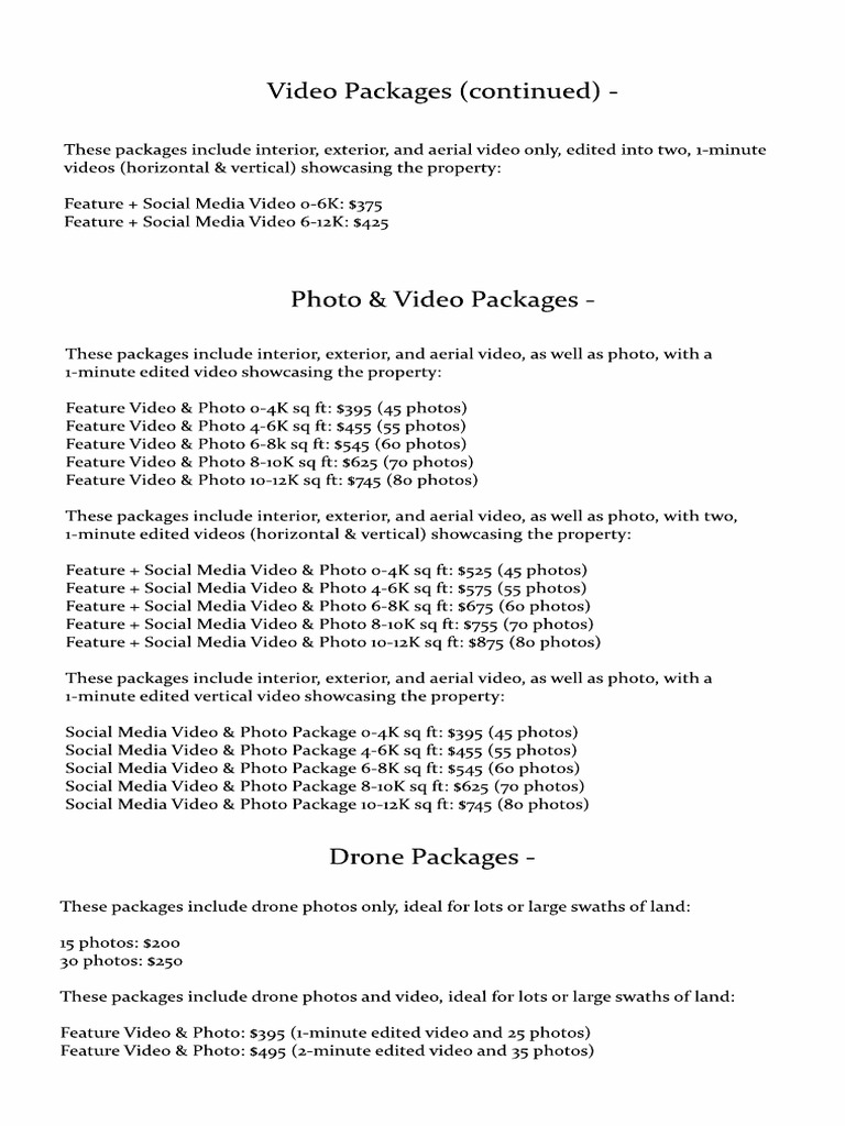 Price List 2024 Page 2 | PDF
