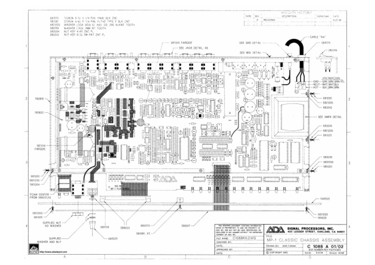 ADA MP 1 Classic Chassis Assembly | PDF