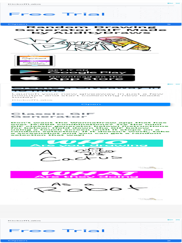 Random Drawing Generator by AudityDraws 5 | PDF