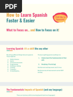 The Ultimate Spanish Study Guide | PDF | Learning | Spanish Language