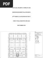 Canopy Slab and Beam Details | PDF | Concrete | Masonry