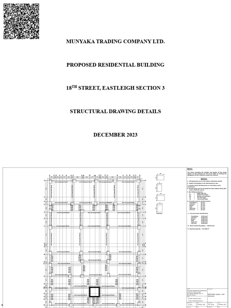 Structural Drawings for Eastleigh Building | PDF | Architectural Design ...