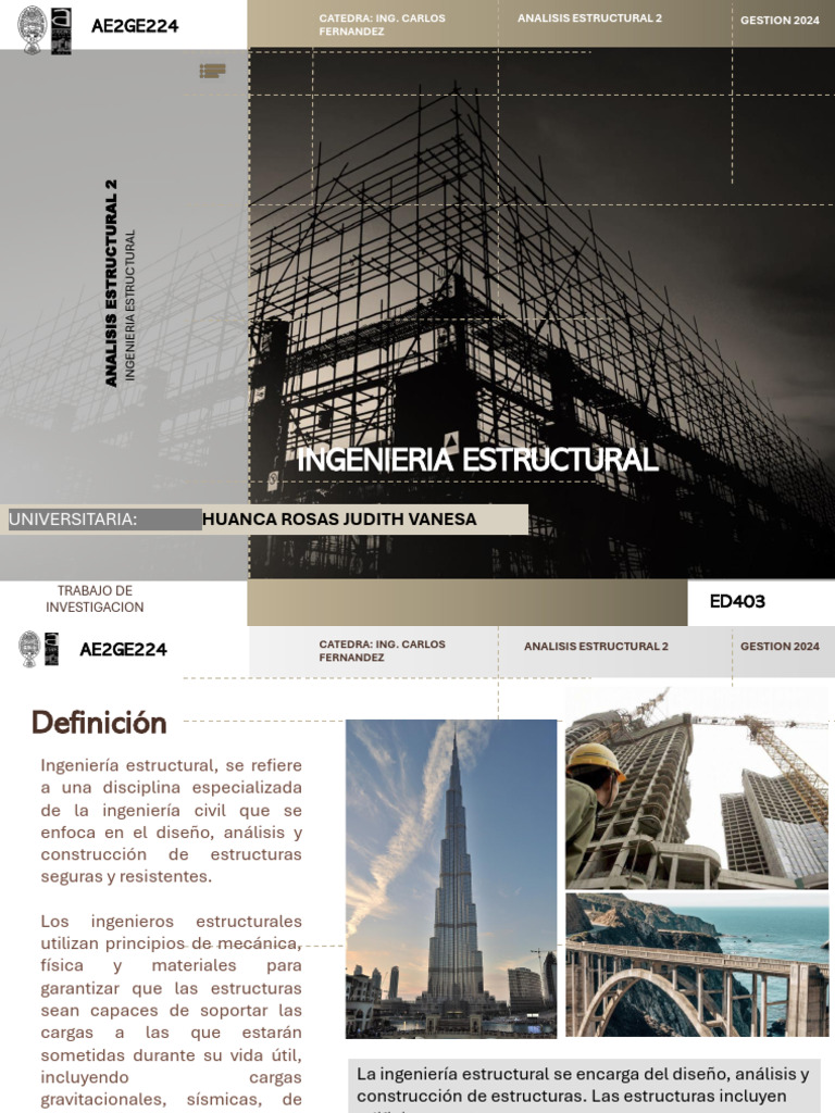 Analisis Estructural 2 | PDF | Ingeniería estructural | Ingeniería