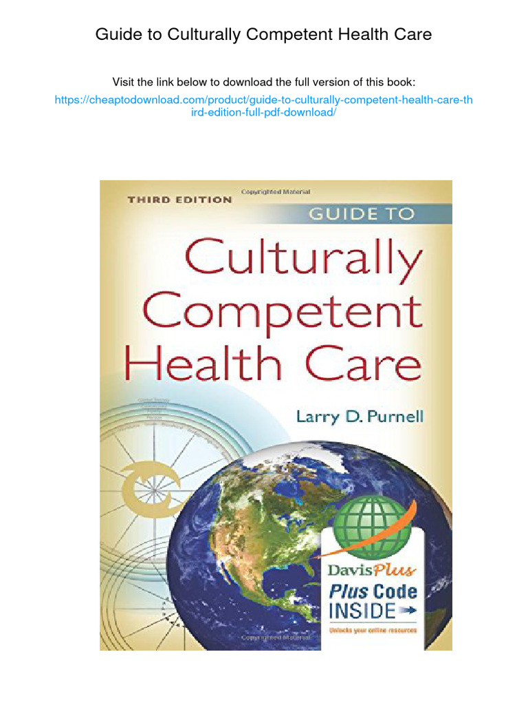 Guide To Culturally Competent Health Care. ISBN 0803639627, 978 ...