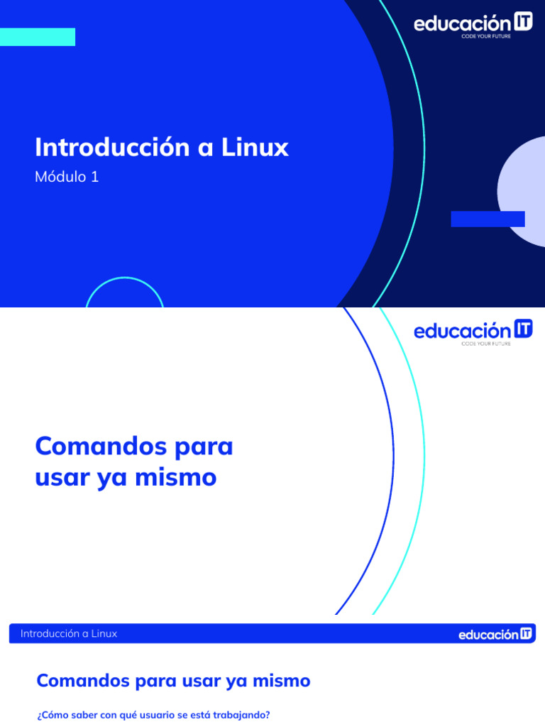 Introduccion A Linux - Algunos Comandos | PDF | Interfaz de línea de comando | Archivo de ...