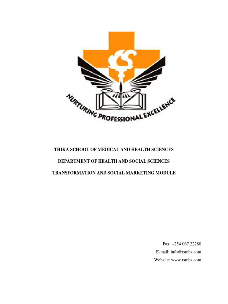 Social Transformation and Marketing Course | PDF | Marketing | Target ...