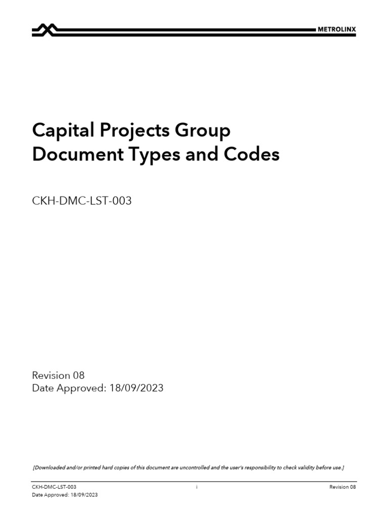 CKH DMC LST 003 Doc Types | PDF | Request For Proposal | Business