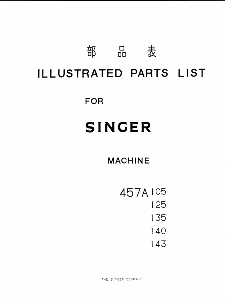 457a Singer | PDF