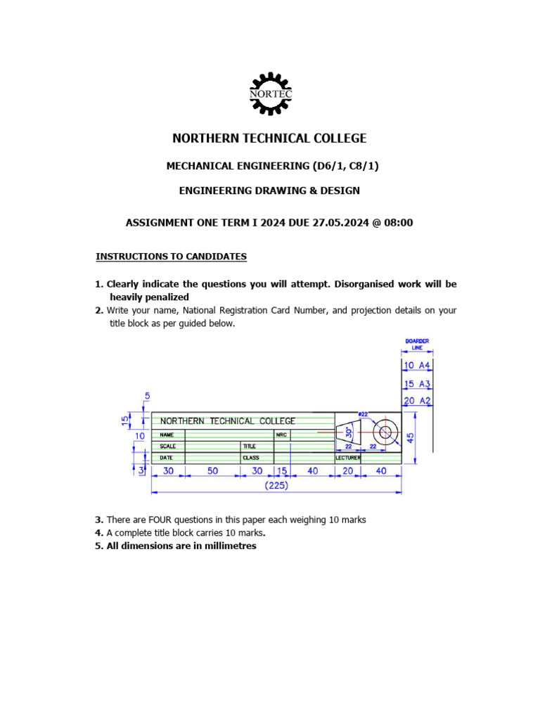 C8 and D6 1 Assignment One Term I | PDF