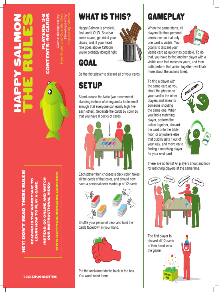 HS Instructions | PDF | Gaming | Board Games