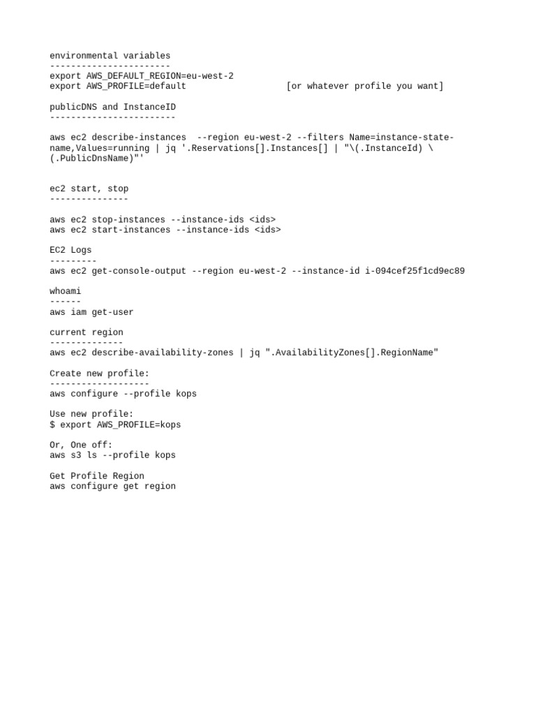Aws | PDF