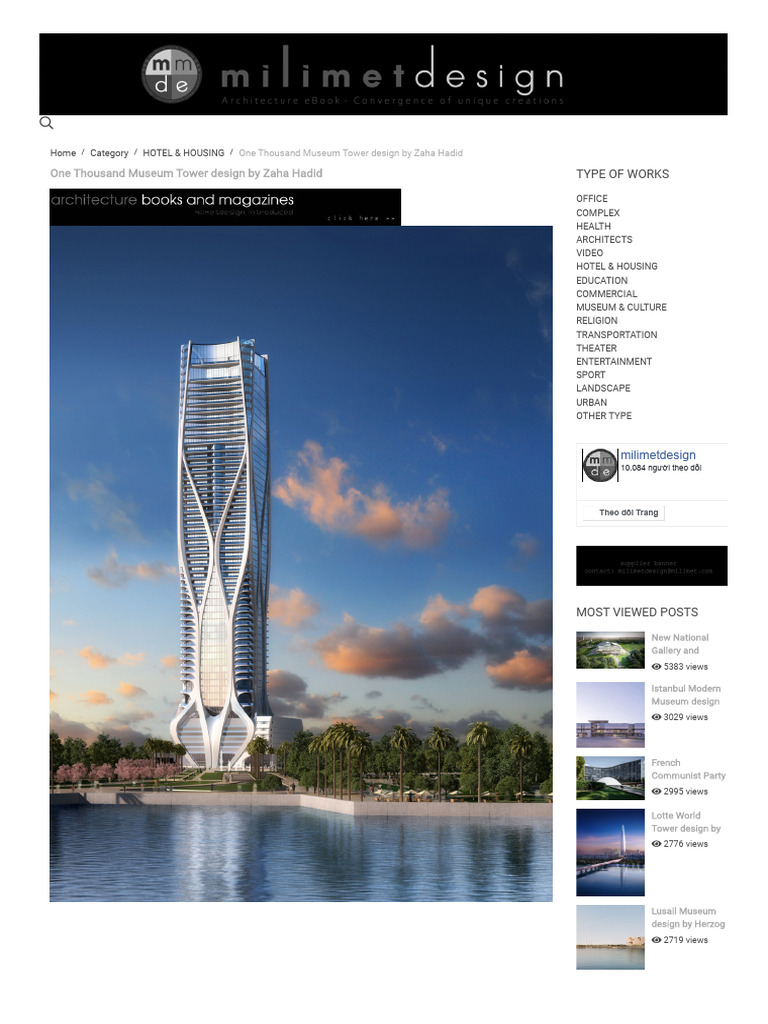 One Thousand Museum by Zaha Hadid | PDF | Buildings And Structures