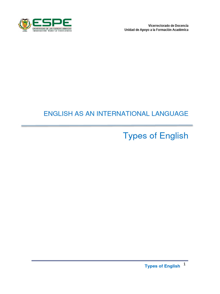 English Varieties Explained | PDF | English Language | Dialect