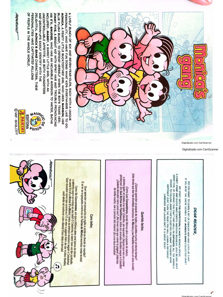 Turma Da Mônica em Inglês | PDF