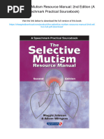 Selective Mutism Questionnaire (SMQ) | PDF | Behavioural Sciences | Psychology
