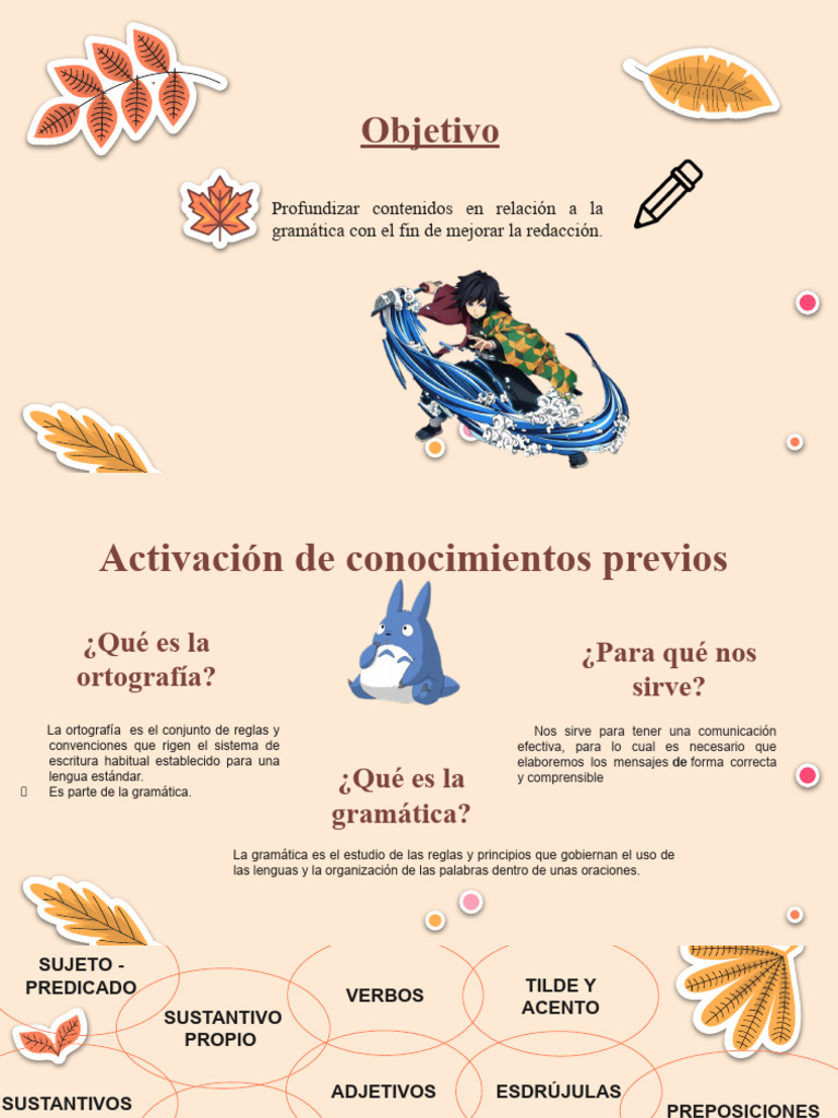 Ortografía y Gramática 6° | PDF | Palabra | Gramática