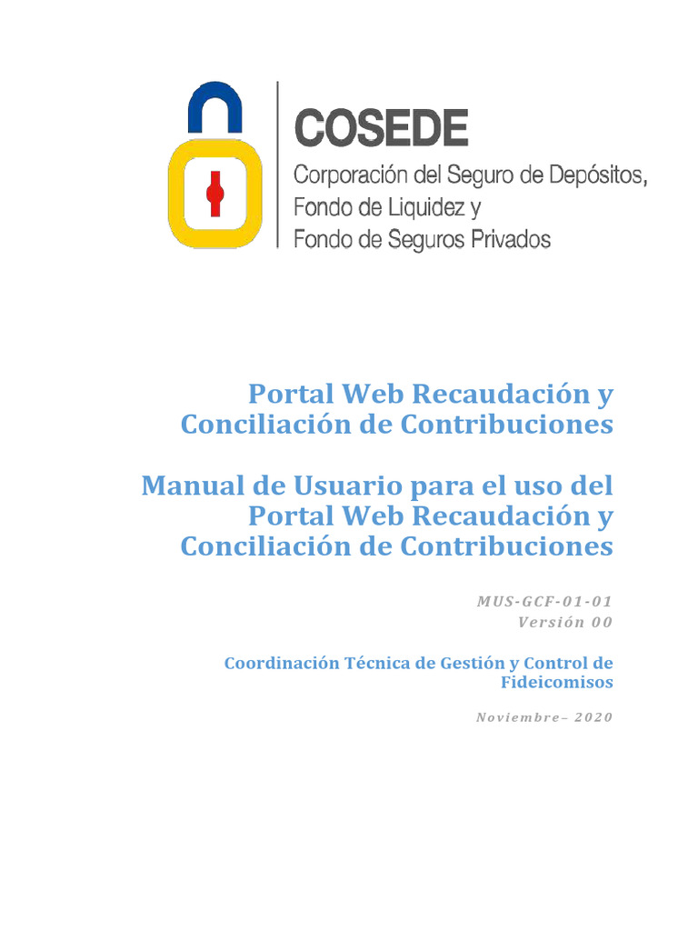 Manual Del Usuario Uso Del Cosede | PDF | Red mundial | Internet y web