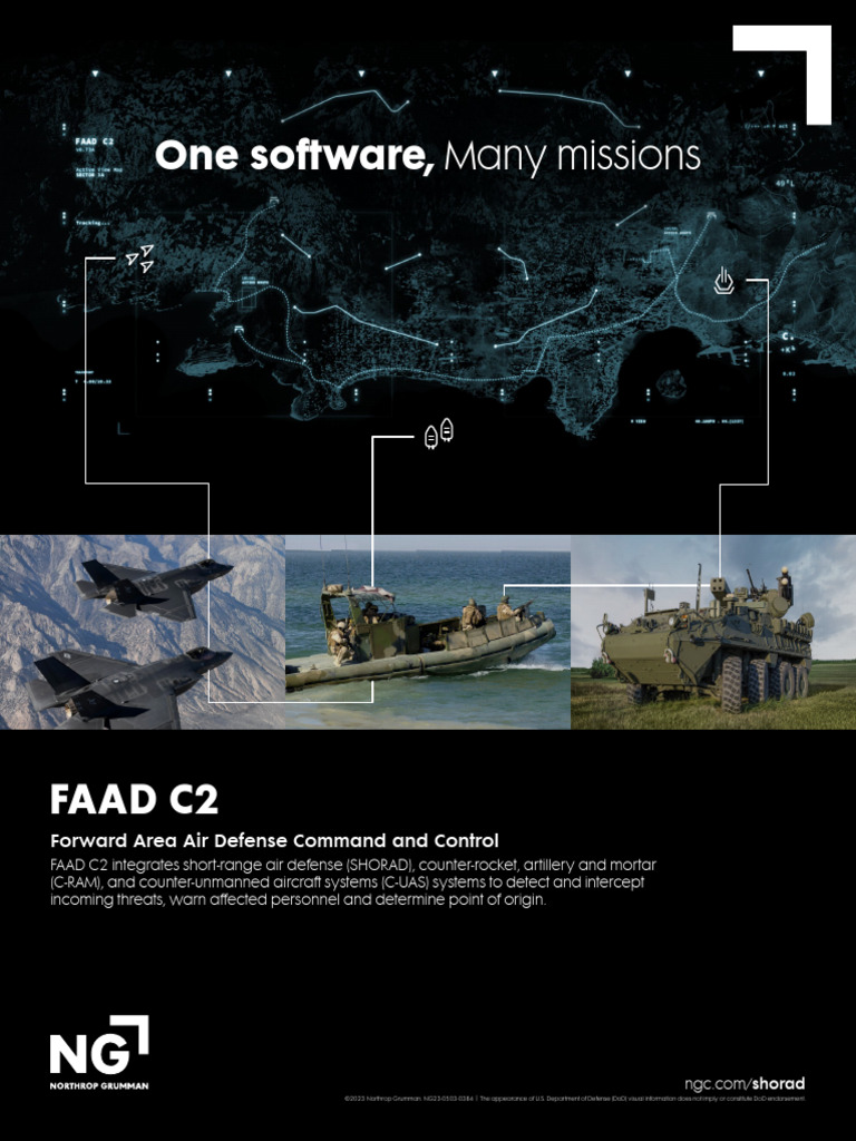 Forward Area Air Defense Command and Control FAAD C2 Infographic | PDF ...