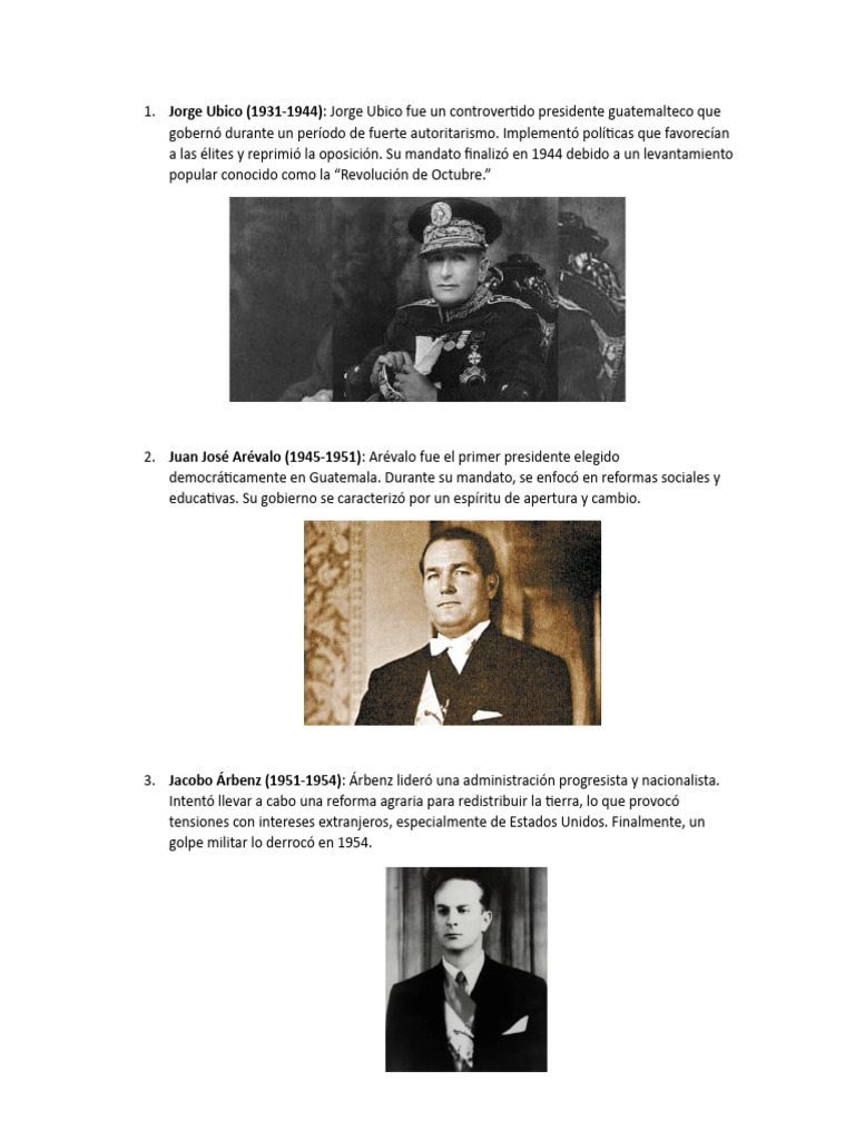 Jorge Ubico | PDF | Ciencias sociales