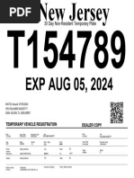Texas Temporary License Plate Template | PDF | Motor Vehicle | Vehicles