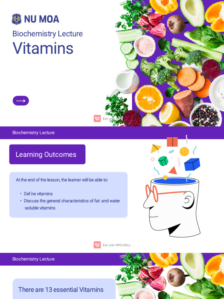 Module 5 Part 2 - Vitamins | PDF | Vitamin | Vitamin D