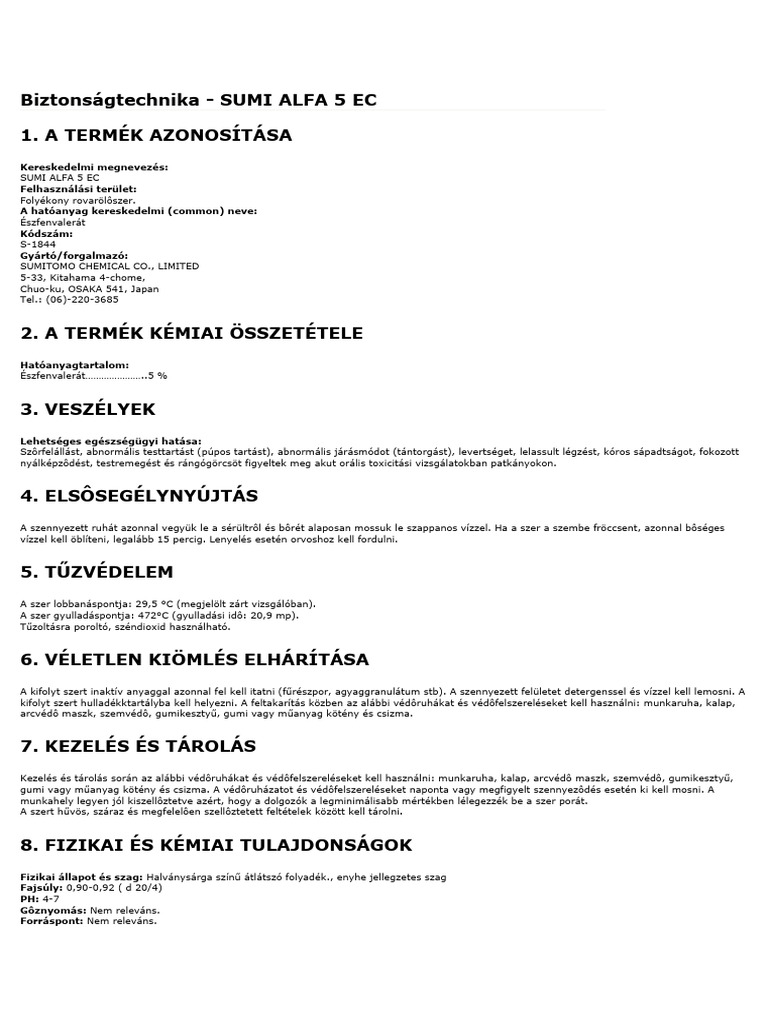 T02431 1 Attachment Organova Termek - Dokumentumok SumiAlfa5EC | PDF