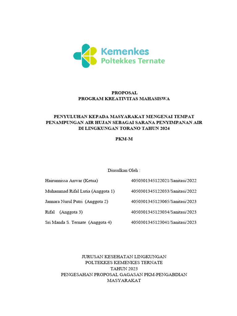 Proposal Pimnaskes Biopori 2022 Fix | PDF
