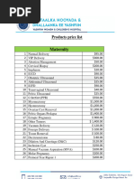 AIIMS Rate List | PDF | Coagulation | Blood Plasma