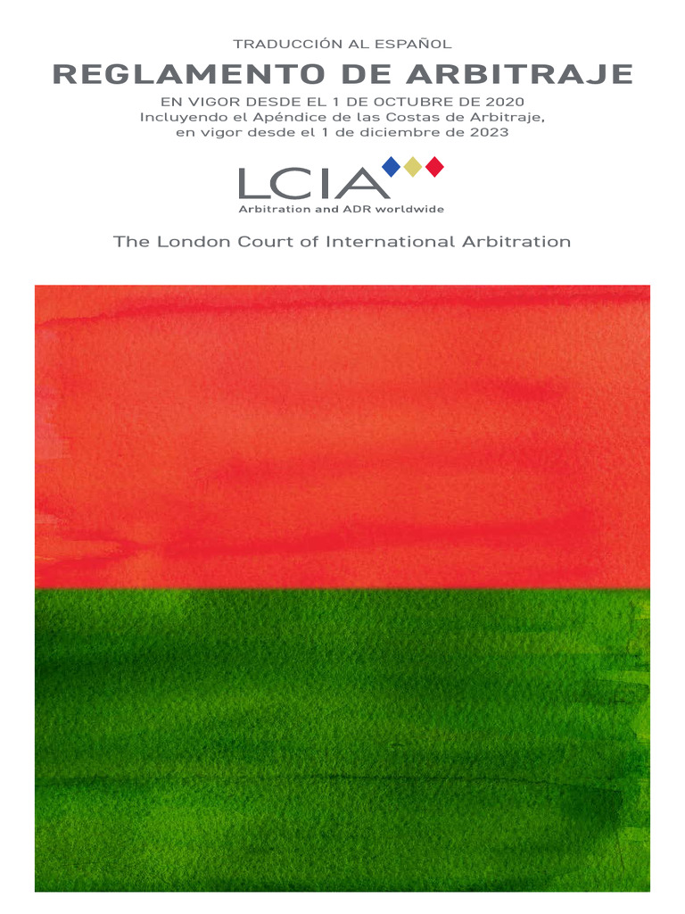 LCIA Rules Spanish | PDF