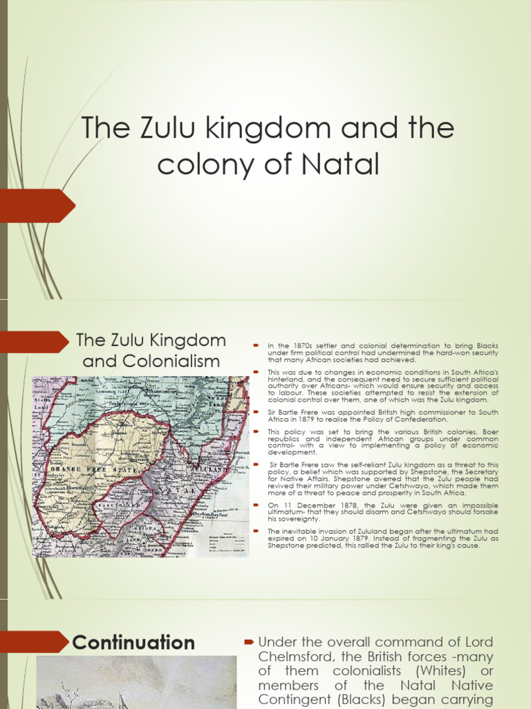 Zulu Kingdom and Natal Colony Conflict | PDF | Zulu Kingdom | Battle Of ...