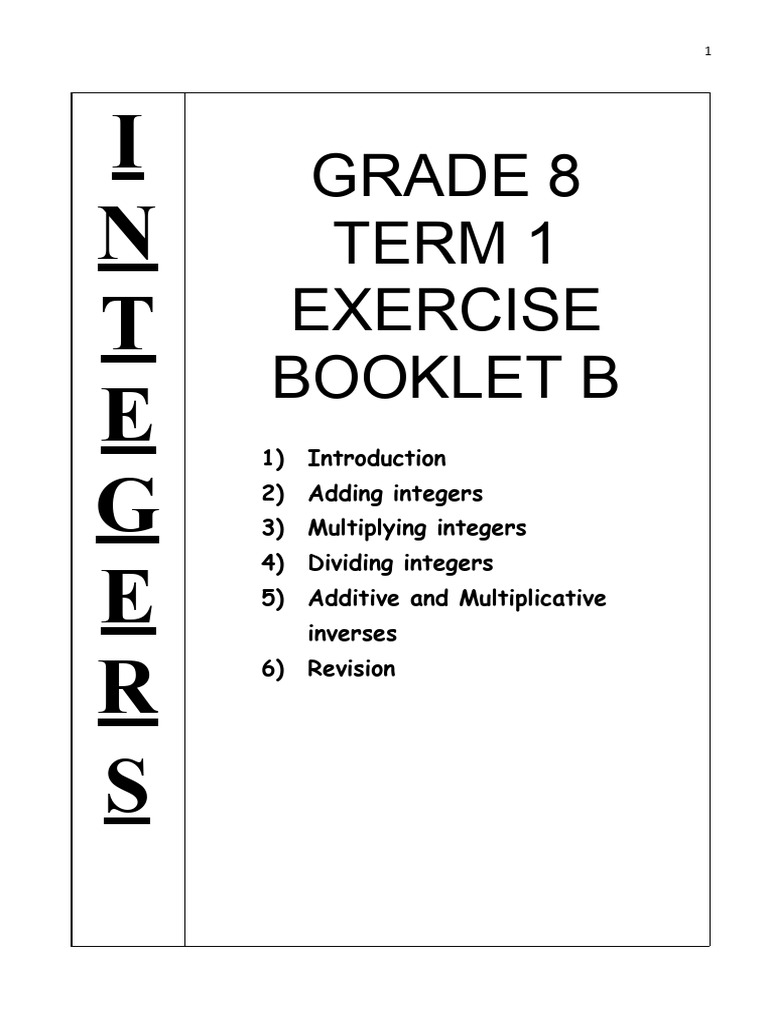 Integers (HDL) | PDF | Integer | Mathematical Concepts