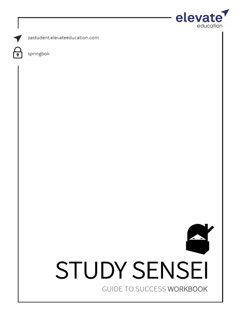 Study Sensei Workbook SA (2022) | PDF | Meditation | Mindfulness