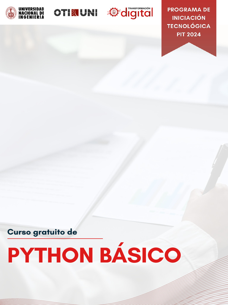 Pit 2024-Python Basico | PDF | Python (lenguaje de programación) | Lenguaje de programación