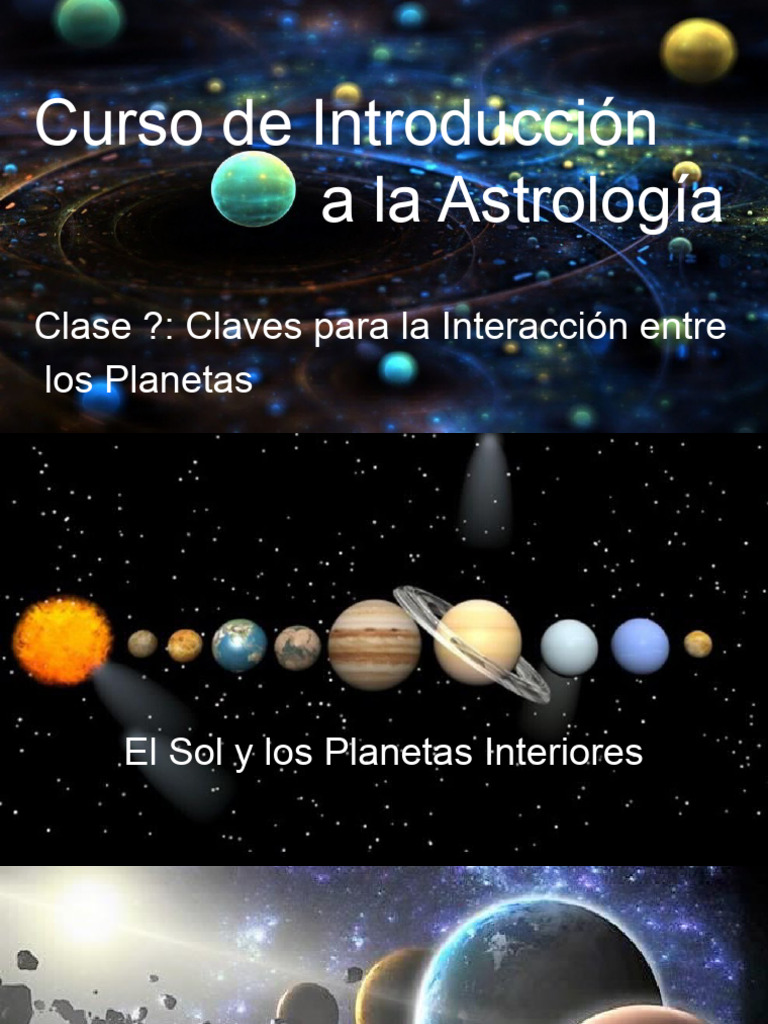 Claves para La Interacción Entre Los Planetas | PDF | Venus | Planetas