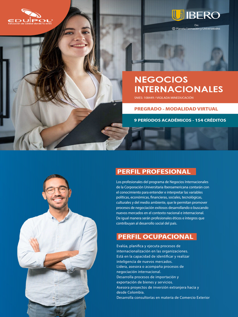 Ficha Técnica IBERO Negocios Internacional | PDF