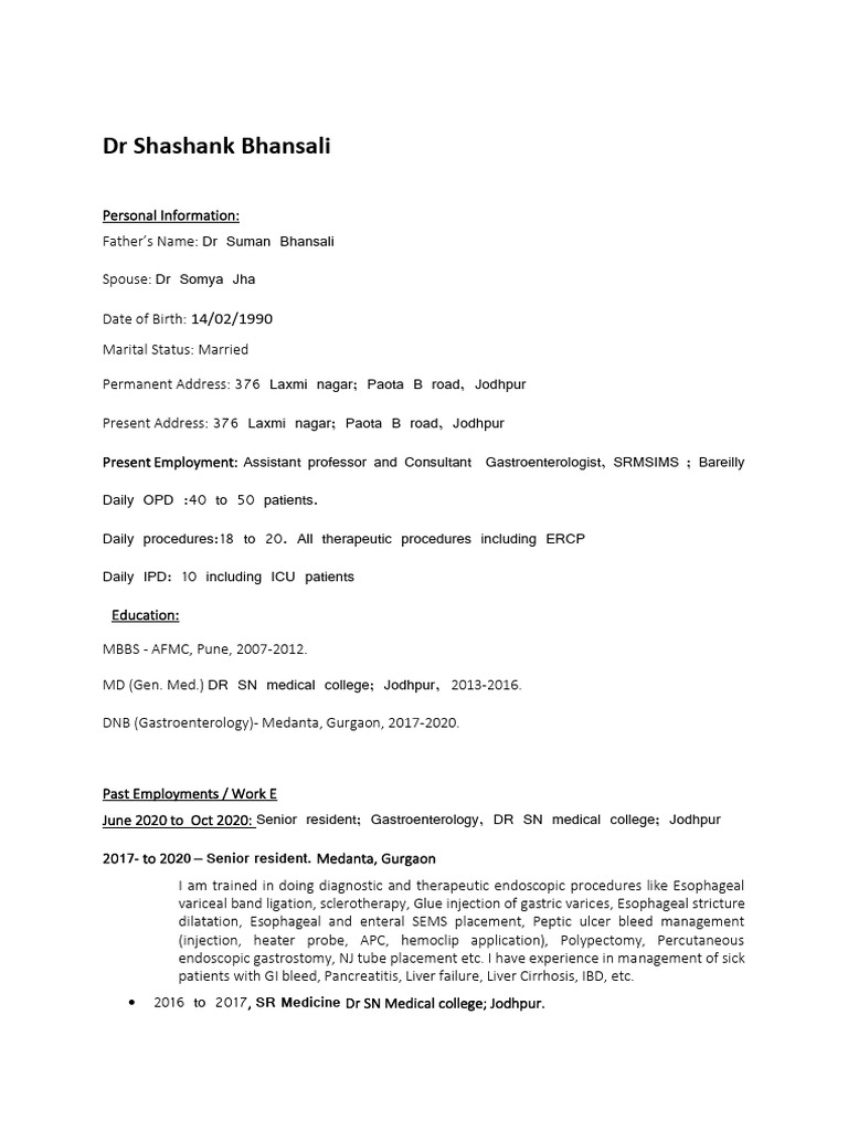 Resume - Shashank Aug 2021 | PDF