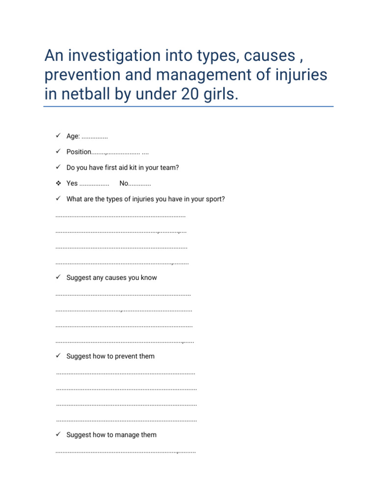 Pe Project Questionnaire | PDF