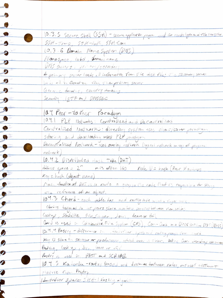CCN 10-4 Notes | PDF