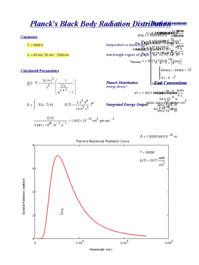 Blackbody Radiation | PDF | Electromagnetic Spectrum | Electronvolt