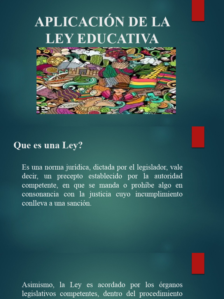 Aplicación De La Ley Educativa En Bolivia Pdf Estatuto Justicia