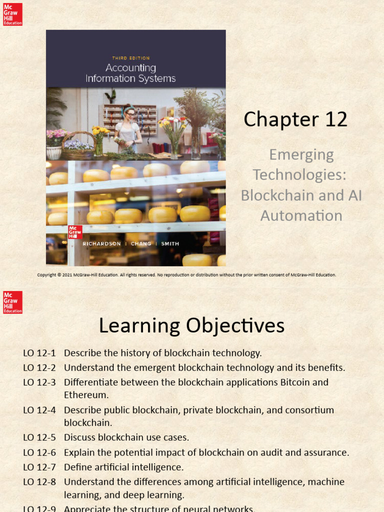 Richardson AIS3e CH12 PowerPoint | PDF | Machine Learning | Cryptocurrency