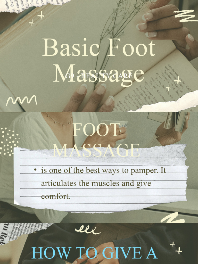 Basic Steps for Foot Massage Techniques | PDF