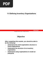 Chart of Organizational Structure in Oracle EBS | PDF